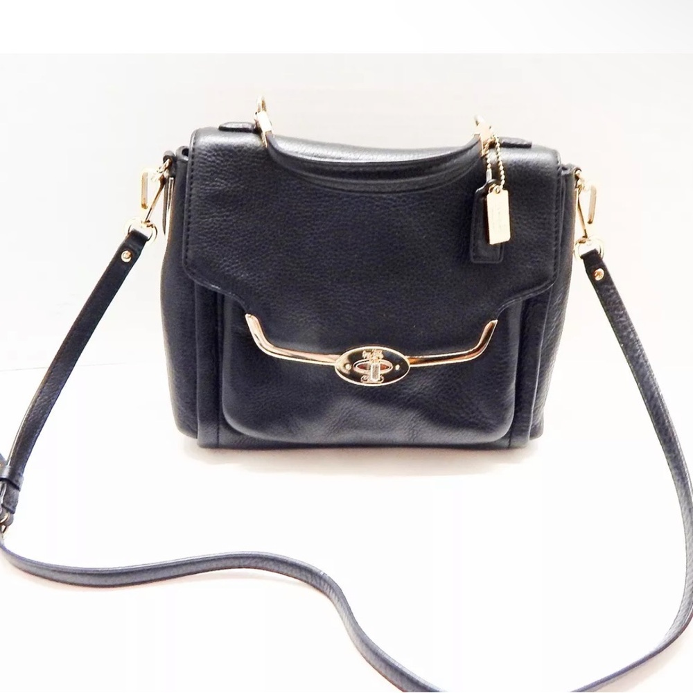 Coach Rare Black Satchel Bag - Gem